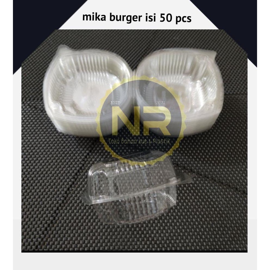 Jual mika burger isi 50pcs | Shopee Indonesia
