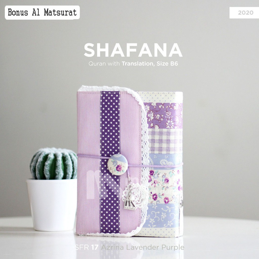 Jual Al Quran Shafana Rainbow Ungu Muda Terjemahan dan Tajwid Berwarna ...