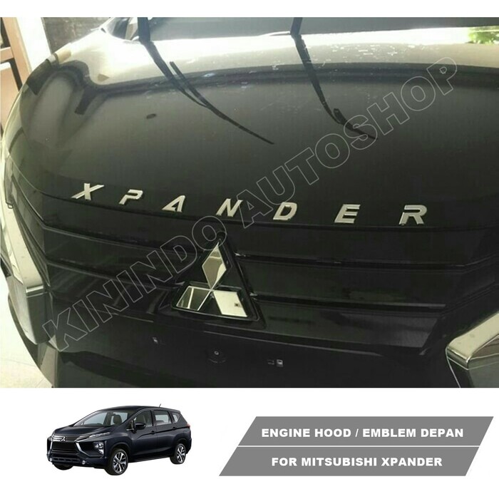 Jual Engine Hood / Emblem Xpander / Logo Tulisan Mitsubishi Xpander ...