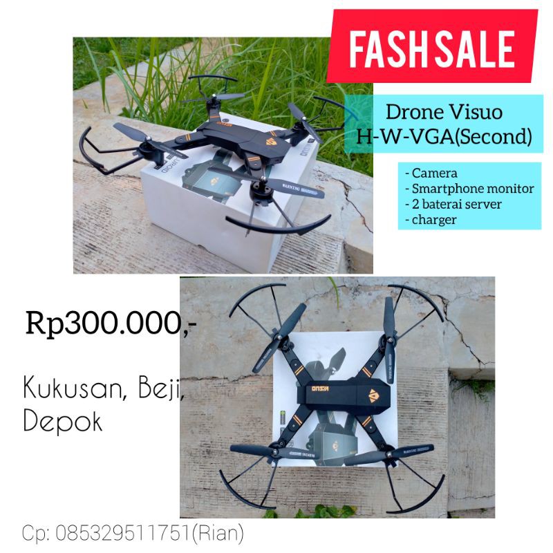 Jual Drone Visuo Siluroid(Second) | Shopee Indonesia