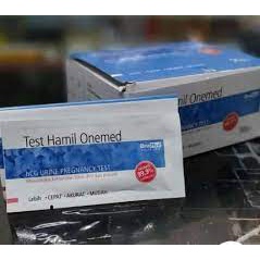Jual TES KEHAMILAN ONEMED 1 BOX ISI 50 PCS / HCG PP TEST STRIP PACK ...