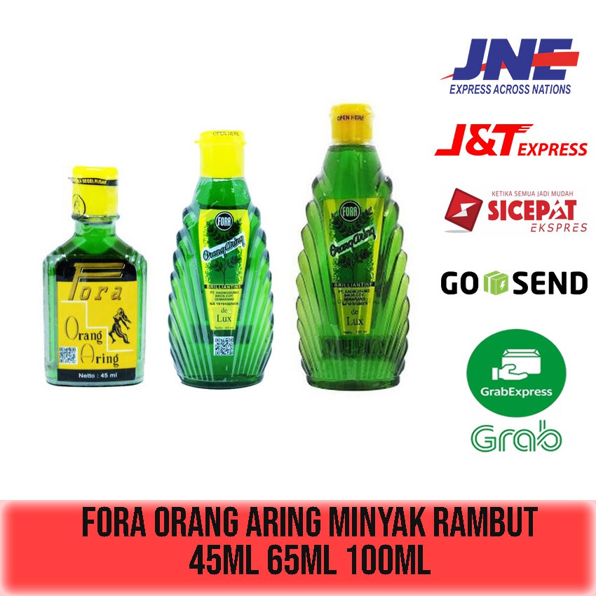Jual ORIGINAL Fora Orang Aring 45ml 65ml 100ml Minyak Rambut / Minyak ...