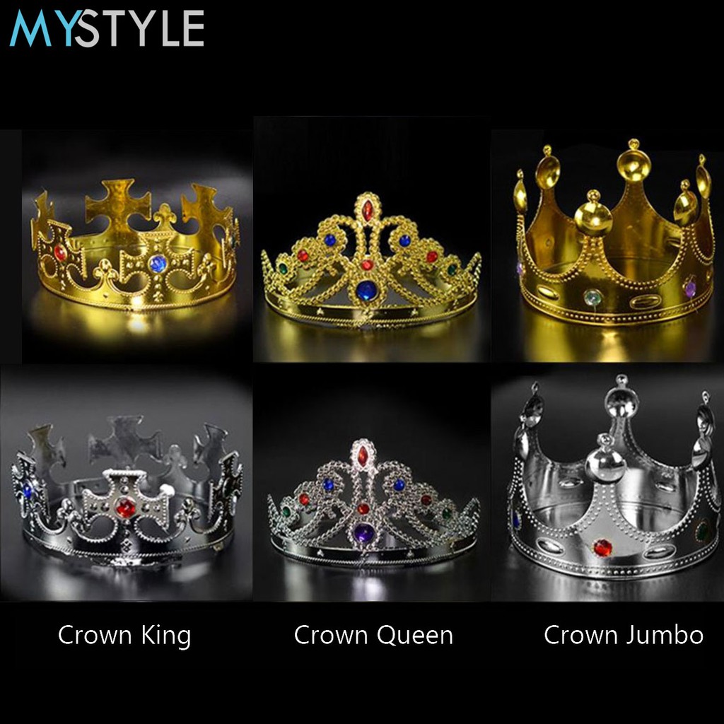 Jual MAHKOTA CROWN RATU RAJA KING QUEEN PARTY DEWASA ANAK PESTA MURAH ...