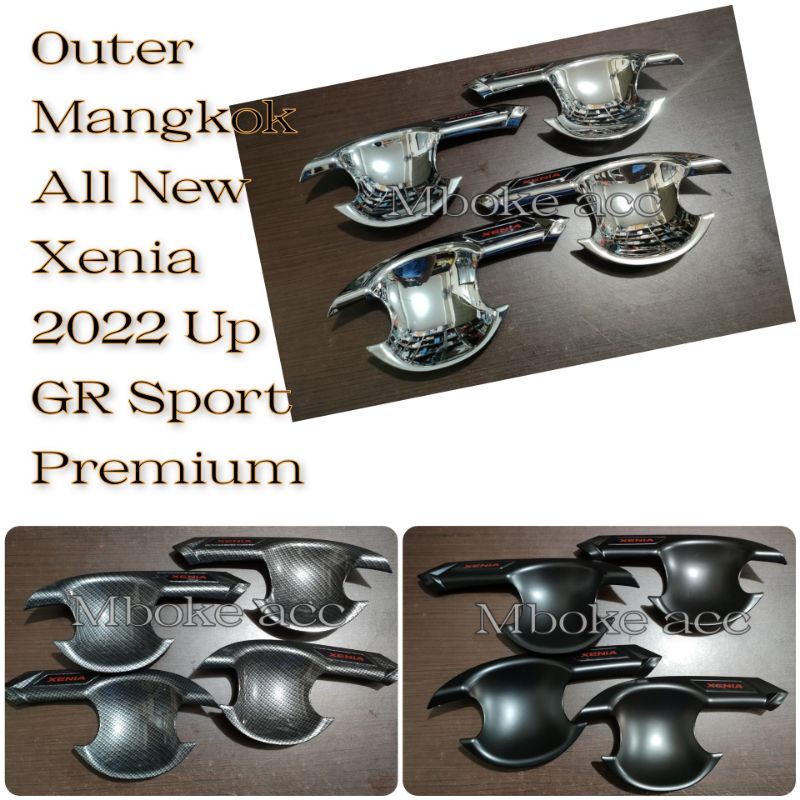 Jual Outer Mangkok Pintu All New Xenia 2022 Up GR Sport Model Premium Logo | Shopee Indonesia