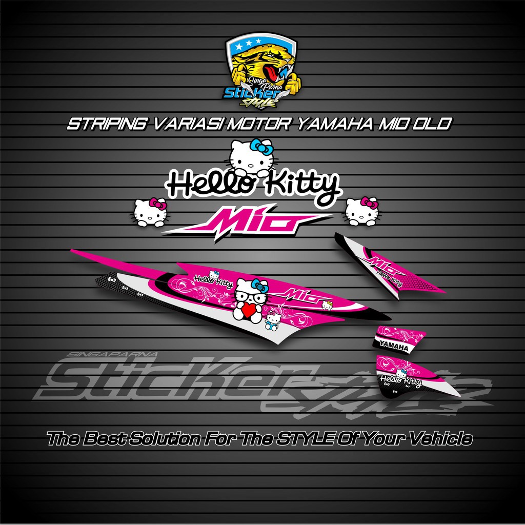 Jual STRIPING VARIASI STICKER/STIKER LIS MOTOR YAMAHA MIO SPORTY ...