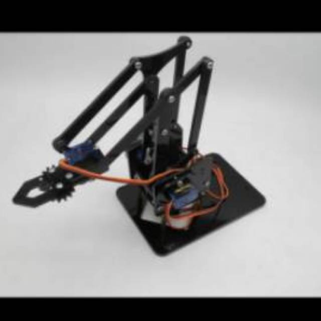 Jual Arm robot rangka robot lengan for arduino hitam acrylic only ...