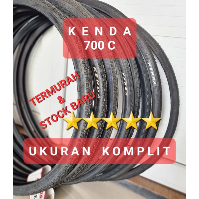 Jual LENGKAP & TERMURAH LEBAY !!! KENDA 700C BAN LUAR TIRE 700 C x 20 23 25 28 30 32 35 37 38 40 ...