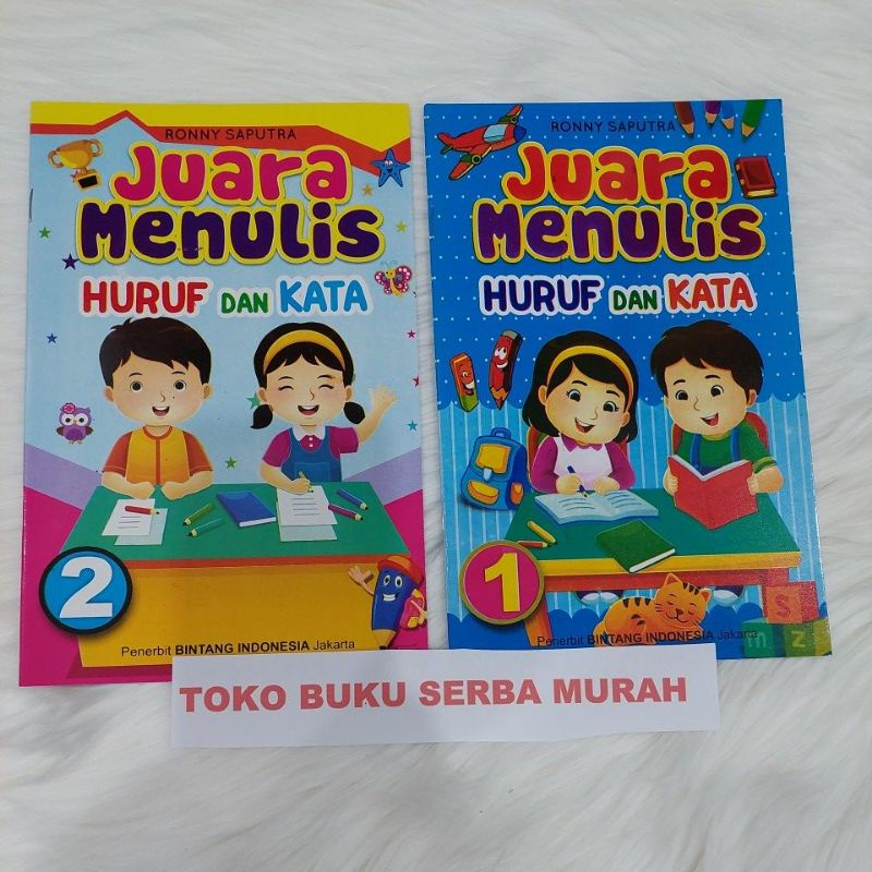 Jual Buku Juara Menulis Huruf Dan Kata Untuk Anak TK dan PAUD | Shopee ...