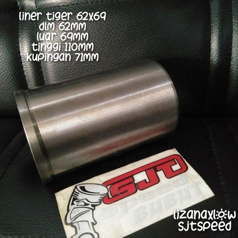 Jual liner boring 62x69 tinggi 110mm tiger universal bore up | Shopee ...