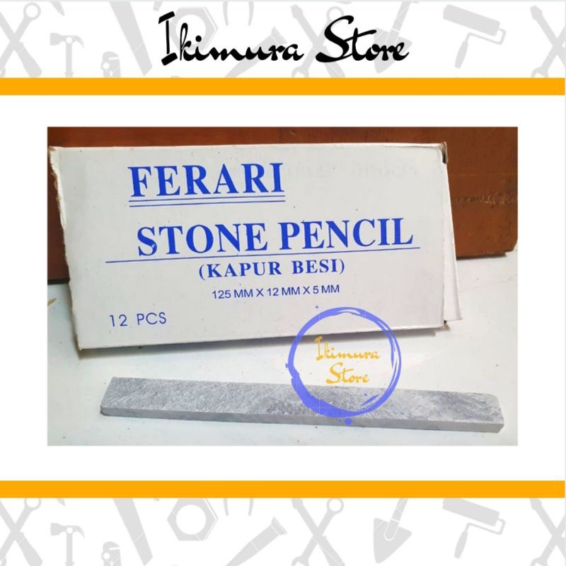 Jual Kapur Besi Ferari Stone Pencil Ferrari | Shopee Indonesia