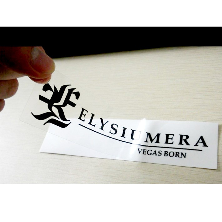 Jual Stiker Label Kemasan UKM Vinil Transparan Plastik + Cutting A3 ...