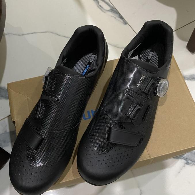 Jual Shimano RC5 SH-RC500 white Sepatu Cleat Road Bike putih hitam biru ...