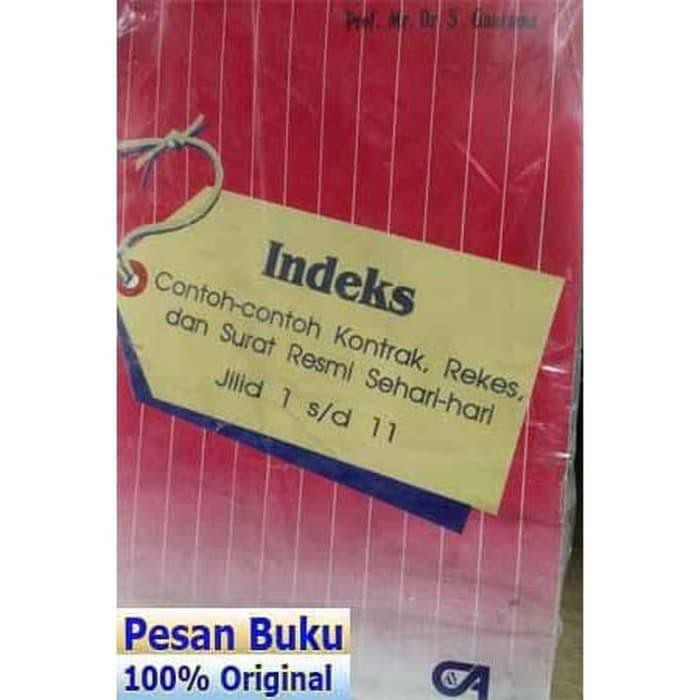 Jual buku pendidikan Buku Indeks Contoh-Contoh Kontrak Rekes Dan Surat ...