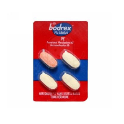 Jual BODREX FLU DAN BATUK KERING STRIP 4 TABLET | Shopee Indonesia
