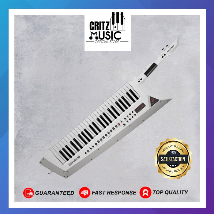 Jual Roland AX-Edge Keytar Synthesizer (White) | Shopee Indonesia