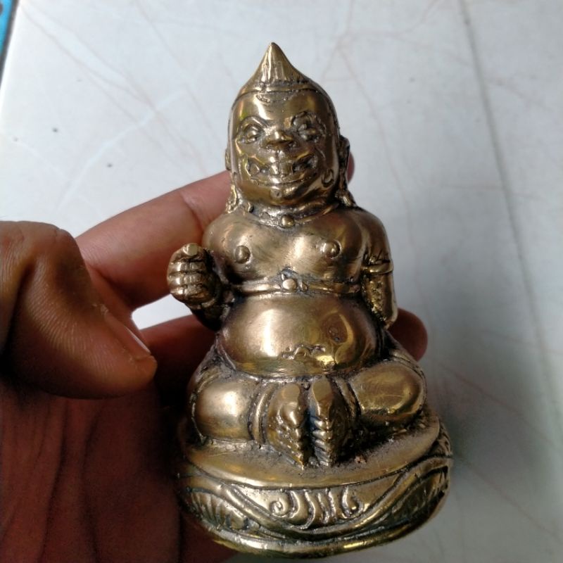 Jual Patung semar kuningan bersila | Shopee Indonesia