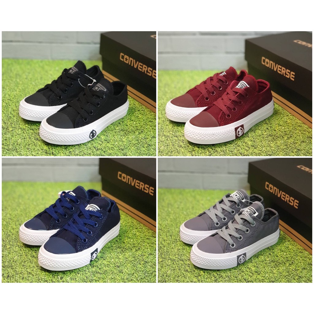 Jual Sepatu Sneakers Anak Converse Low Petir Undefeated Model Tali ...