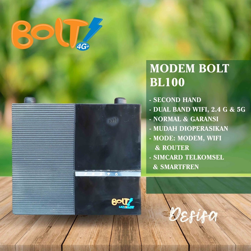 Jual Modem Router Wireless Wifi BOLT BL100 Normal Dual Band 2.4G 5G ...