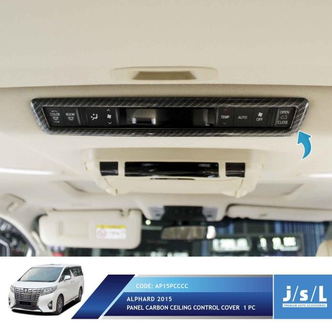 Jual JSL List Atap Panel All New Alphard Ceiling Control Panel Cover ...