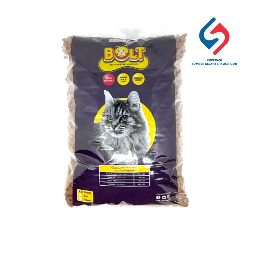 Jual BOLT CAT Makanan Pakan Kucing Cat Food 800 gr | Shopee Indonesia