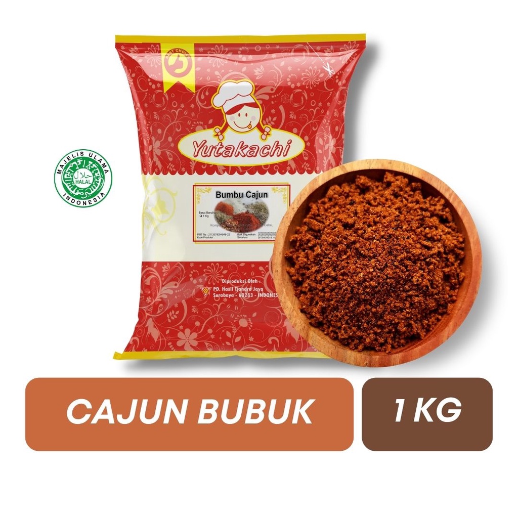 Jual Bumbu Cajun 1Kg Yutakachi / Cajun Powder / Cajun Bubuk / Bumbu ...