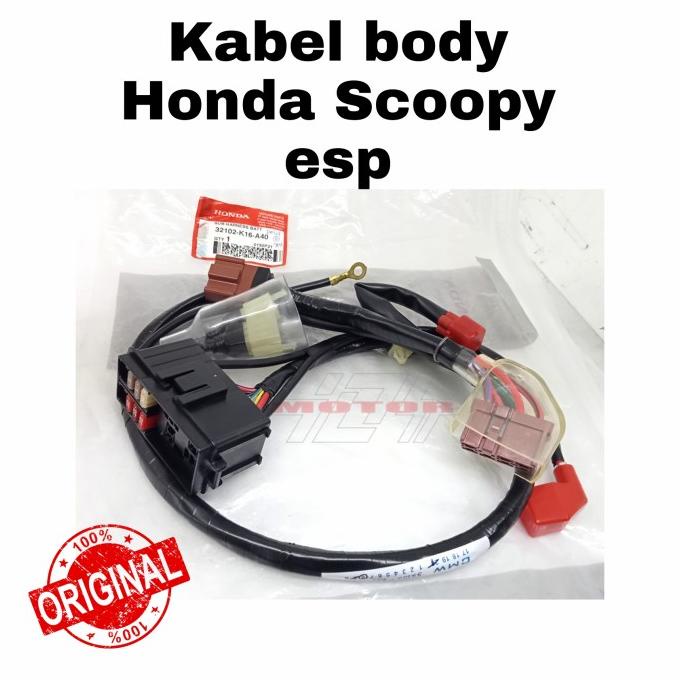 Jual Kabel Cabel Body bodi Honda Scoopy Esp ISS Original 32100-K16-A40 | Shopee Indonesia