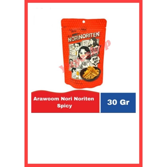 Jual Arawoom Norinoriten Spicy 30gr - Cemilan Jepang Korea | Shopee Indonesia