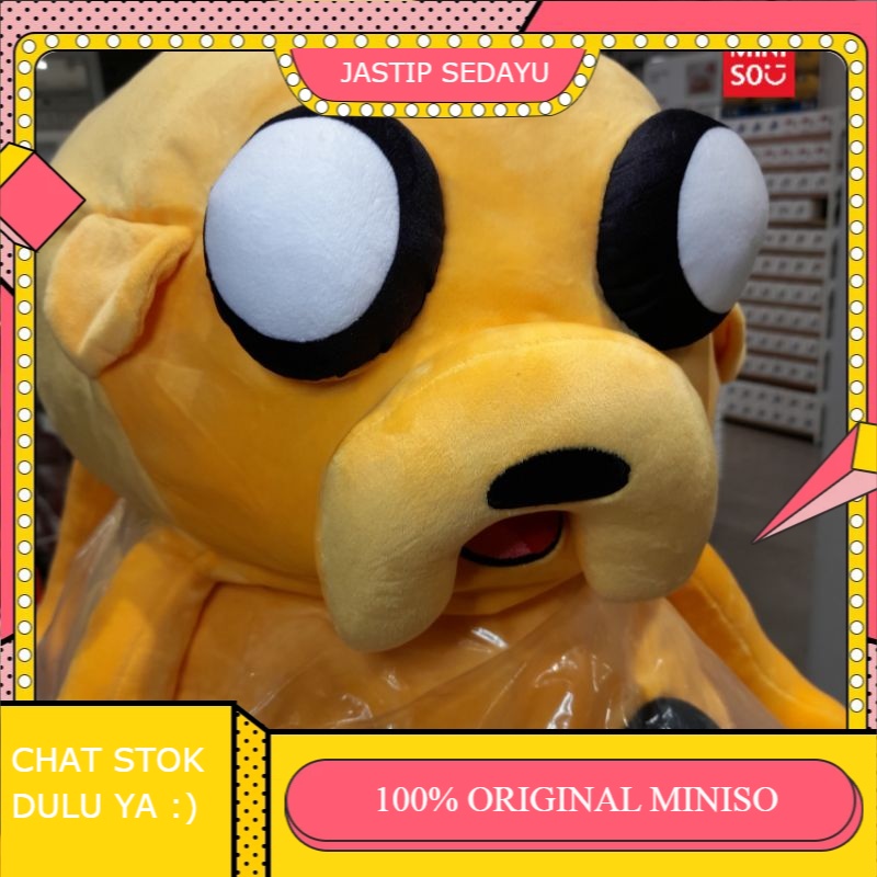 Jual miniso original boneka jumbo adventure time 42cm | Shopee Indonesia