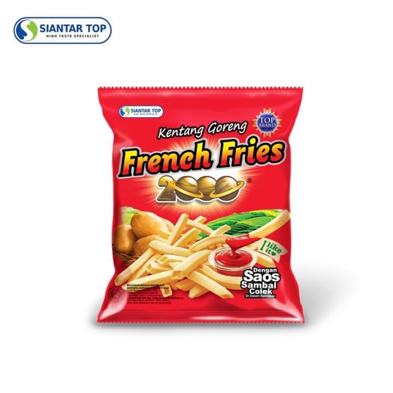 Jual French Fries Kentang Goreng 2000 ( 10 pcs x @ 17g ) | Shopee Indonesia