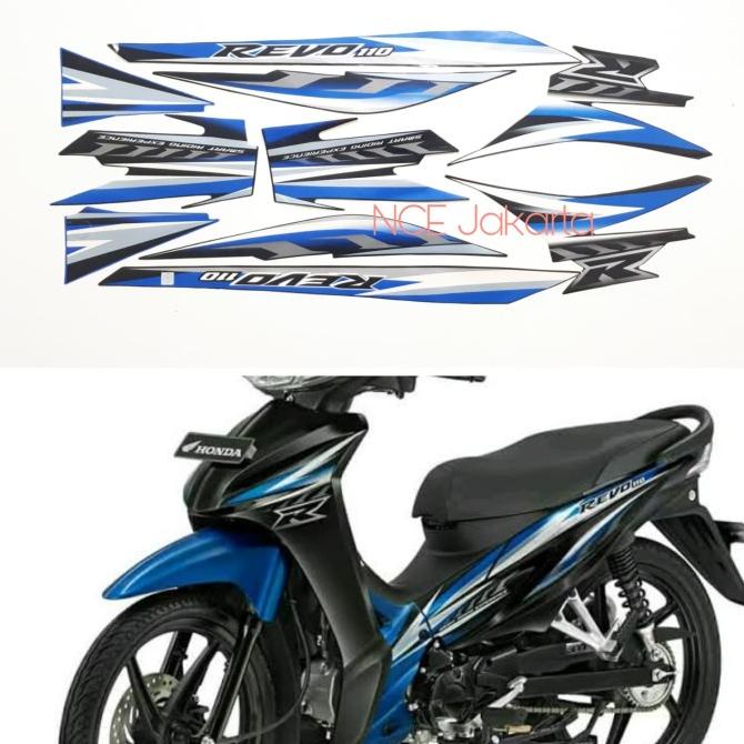 Jual STIKER STRIPING HONDA REVO CW 2011 HITAM BIRU ncest17 Juara ...