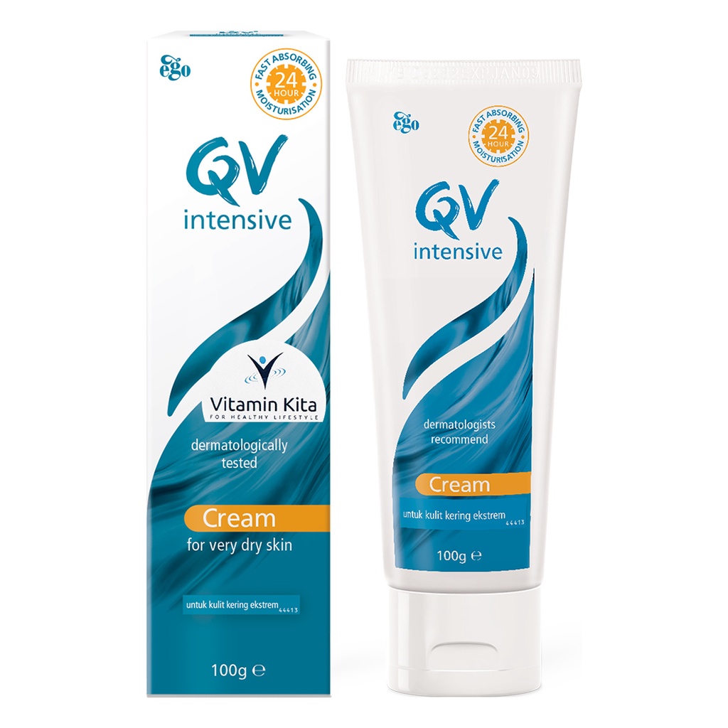 Jual QV INTENSIVE CREAM 100GR BPOM memberikan kelembapan hingga 24 jam ...
