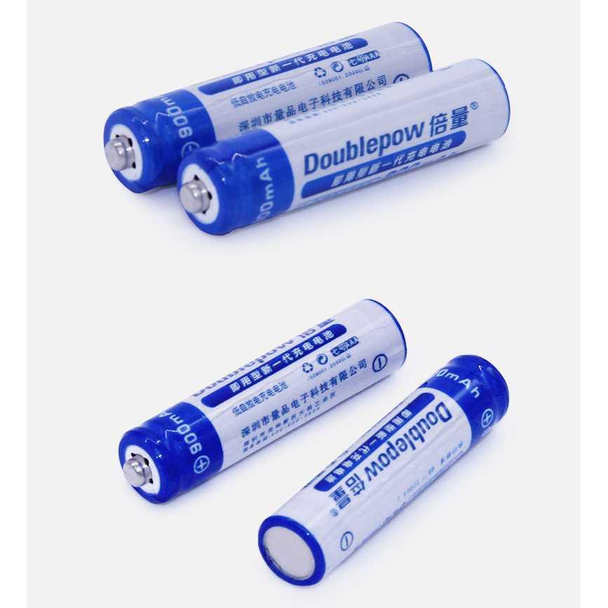 Jual DOUBLEPOW Batu Baterai AAA Rechargeable NiMH 900mAh 2 PCS | Shopee ...