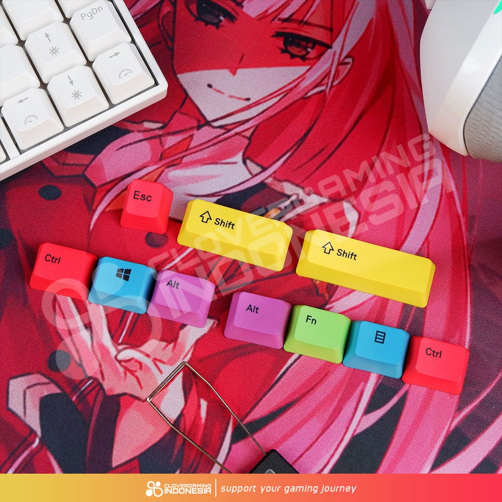 Jual Keycaps CLV Modifier PBT Dye Sub - Windows Mac Arrow Keys OEM ...