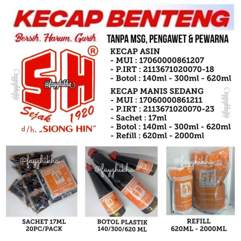 Jual Kecap Sh Benteng Refill 2000ml Shopee Indonesia
