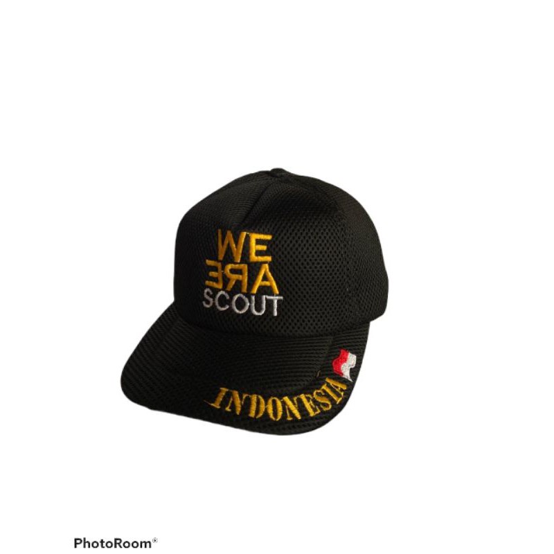 Jual TOPI PRAMUKA JARING DOBELMESH PREMIUM TOPI AMBALAN SAKA ...