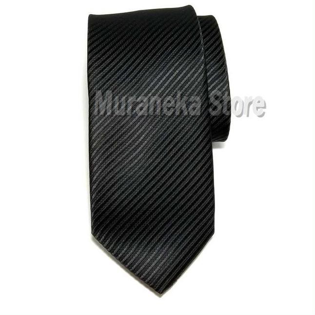 Jual Sedang jual Dasi Pria Formal Panjang Motif Garis Hitam Kantor ...