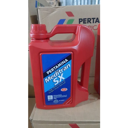 Jual OLI PELUMAS MESIN DIESEL MEDITRAN SX API DONUT CH-4/SJ SAE 15W-40 4 liter isi 6 galon ...