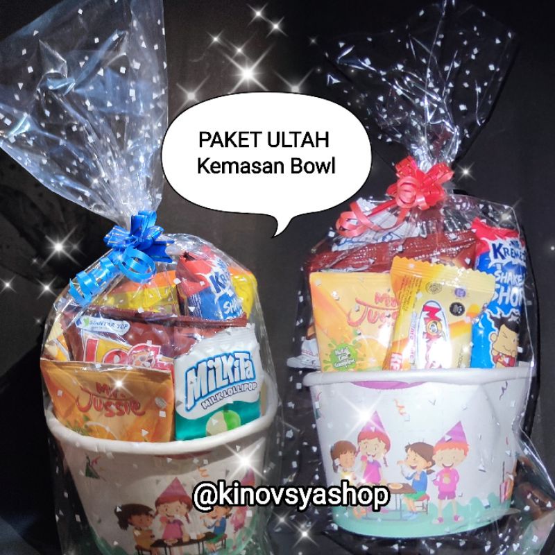 Jual Paket Ultah Anak Kemasan Bowl Kekinian/Bingkisan Ulang Tahun ...