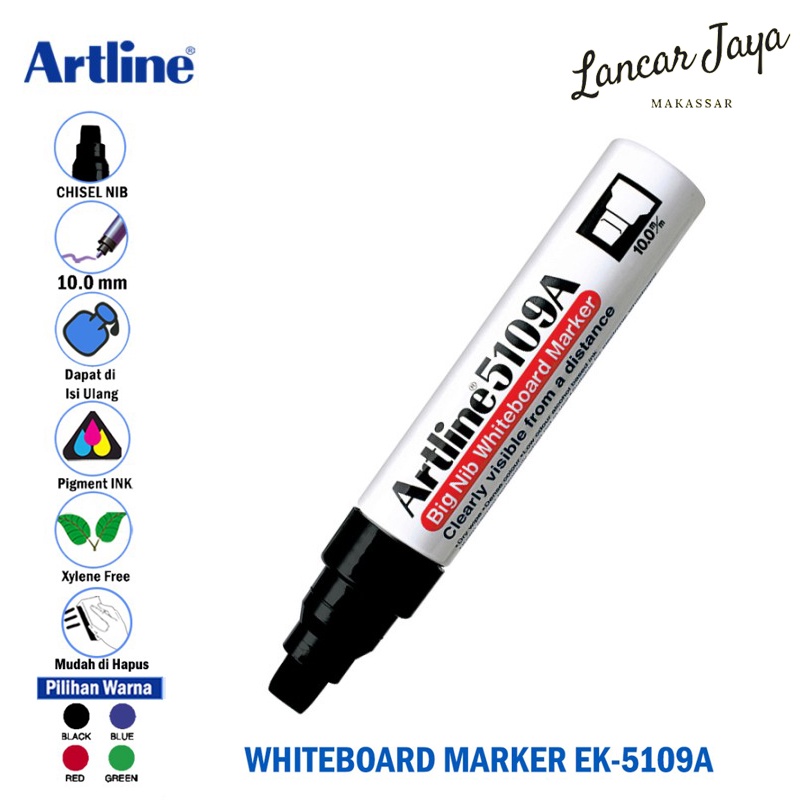 Jual Spidol Papan Putih Whiteboard Marker ARTLINE Big Nib EK-5109A ...