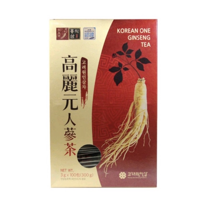 Jual ( 1 Box isi 100 Biji ) Korean One Ginseng Tea / Ginseng Teh Korea ...