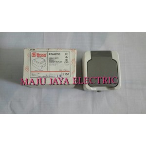 Jual Penutup Stop Kontak Taman Outdoor Luar Broco Atlantic 2151 Outbow IP44 | Shopee Indonesia