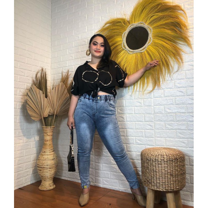 Jual RUBBER FEYNA SNOWWHITE (READY EXTRA BIGSIZE/JUMBO) | Shopee Indonesia