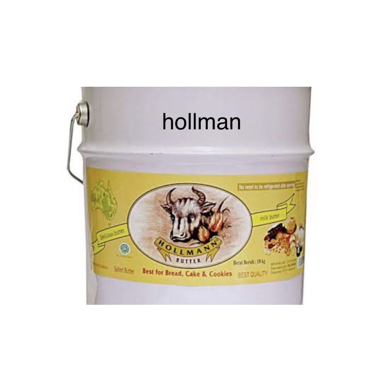 Jual Butter Hollman Royal Krone Patisy Corman Repack 250 gr | Shopee ...