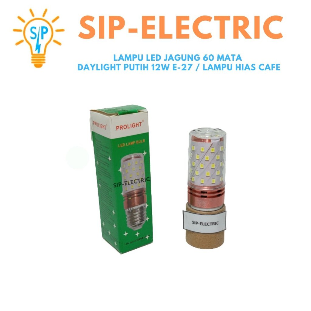 Jual Lampu Led Jagung 60 Mata Daylight Putih 12W E-27 / Lampu Hias Cafe | Shopee Indonesia