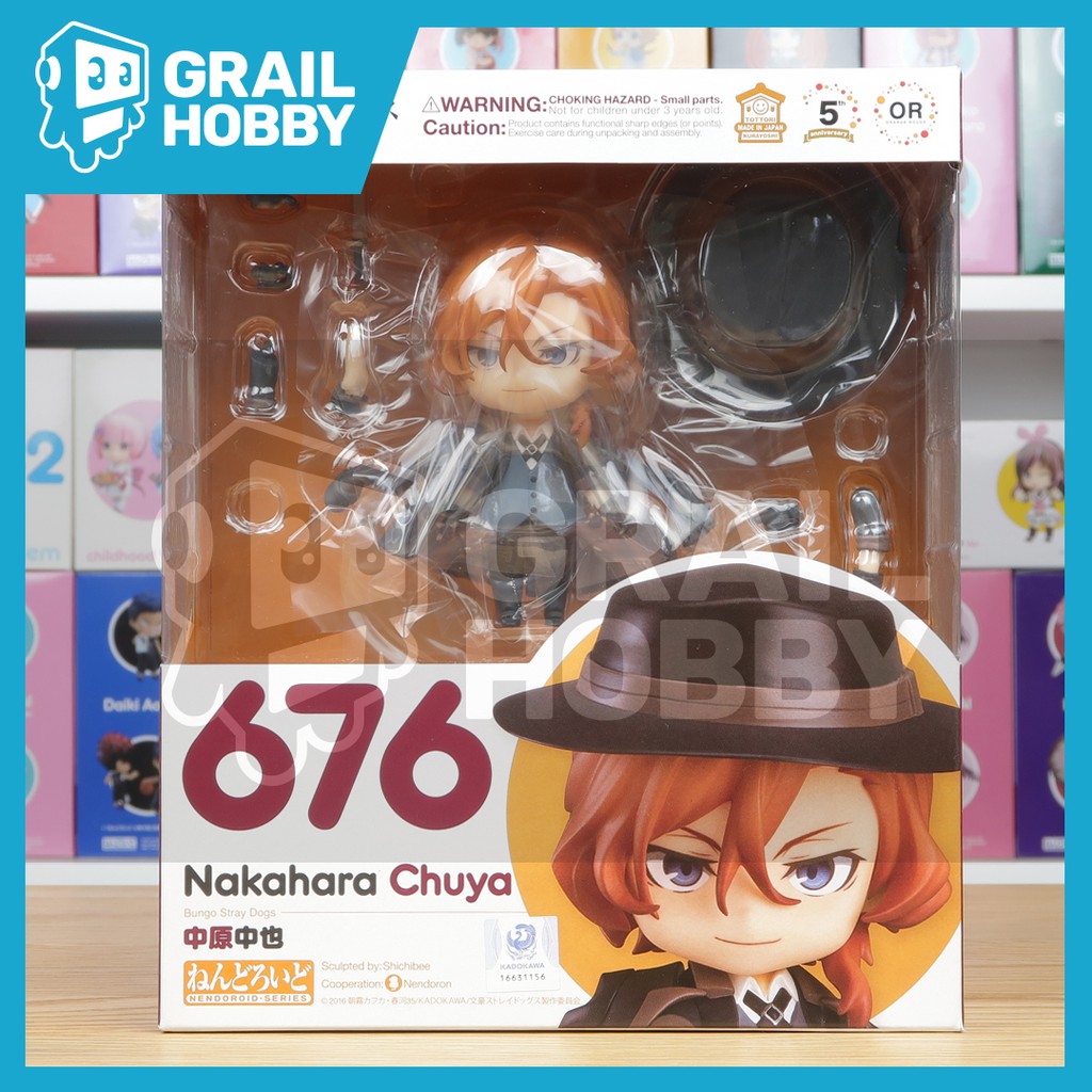 Jual Nendoroid 676 Chuya Nakahara (Bungo Stray Dogs) | Shopee Indonesia