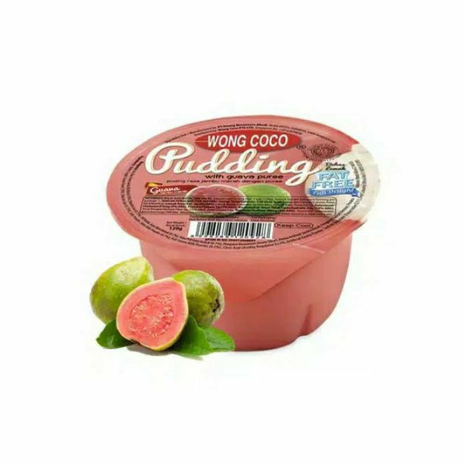 Jual WONG COCO PUDDING GUAVA 120 GR / PUDING RASA JAMBU WONG COCO JAMBU ...