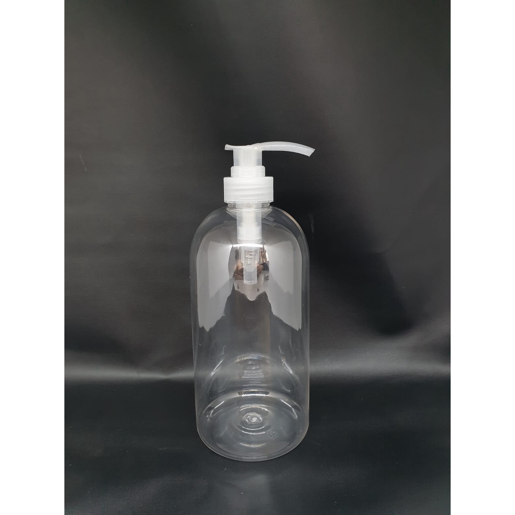Jual BOTOL 1000ML PUMP BENING NATURAL / BOTOL PUMP 1L CLEAR BENING BOTOL ISI ULANG SABUN ...