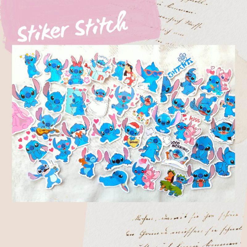 Jual STIKER DECORATION SCRAPBOOK STICH SERIES | Shopee Indonesia