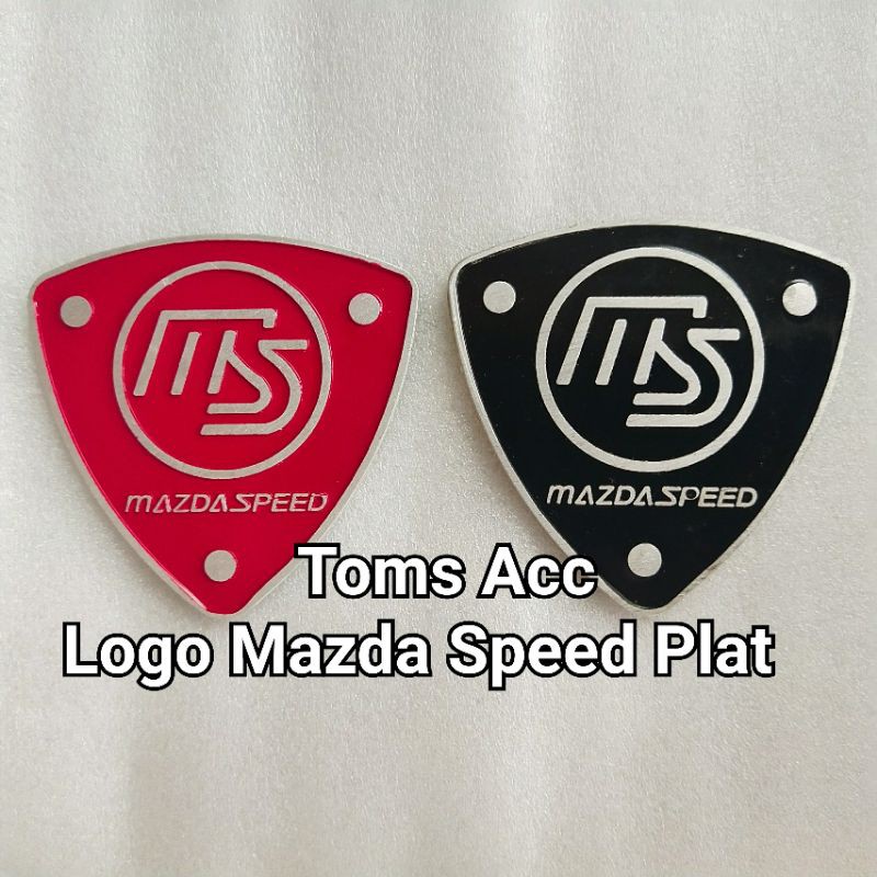 Jual Logo Mazda Speed Red Black Emblem MS Mazda2 Mazda3 Mazda6 CX5 CX8 ...