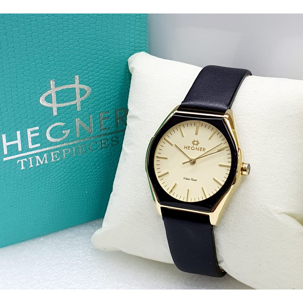 Jual Jam Tangan Wanita Hegner 407 Original Kulit | Shopee Indonesia